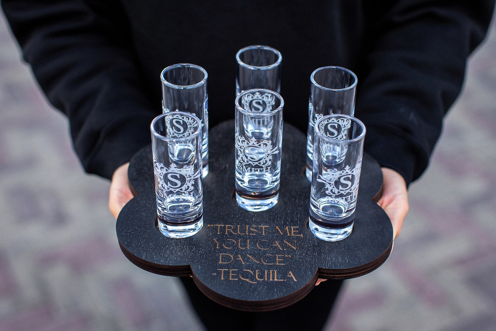 Shot Glasses Tequila Decanter Set Vodka Glass Set Custom - Etsy