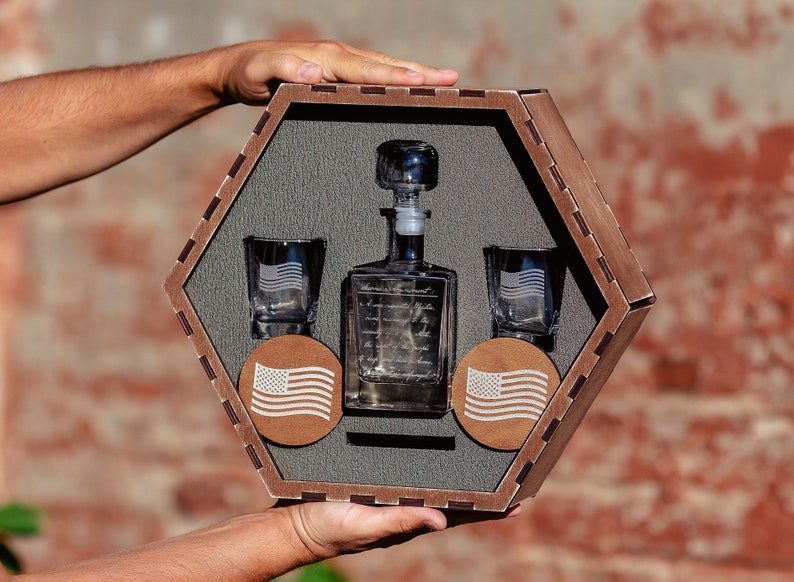 American Constitution Gift, We the People, Christmas Gift, Whiskey ...