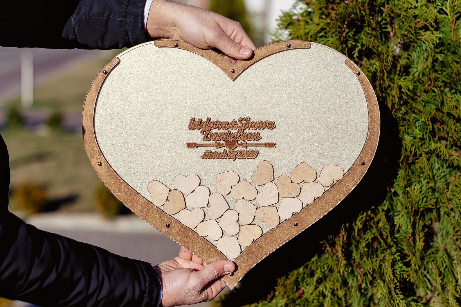 Heart Shape Wedding Guest Book Wedding Guest Book - Etsy