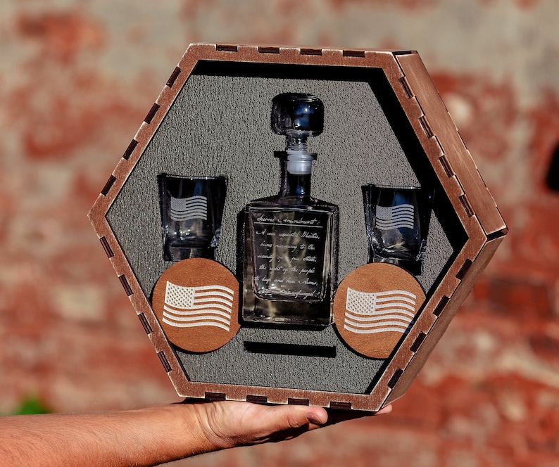 American Constitution Gift, We the People, Christmas Gift, Whiskey ...