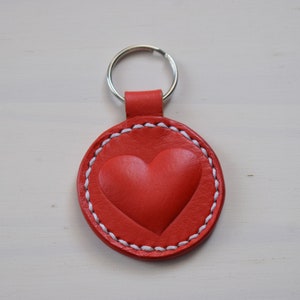 Red Heart Keychain.valentines Gift. - Etsy