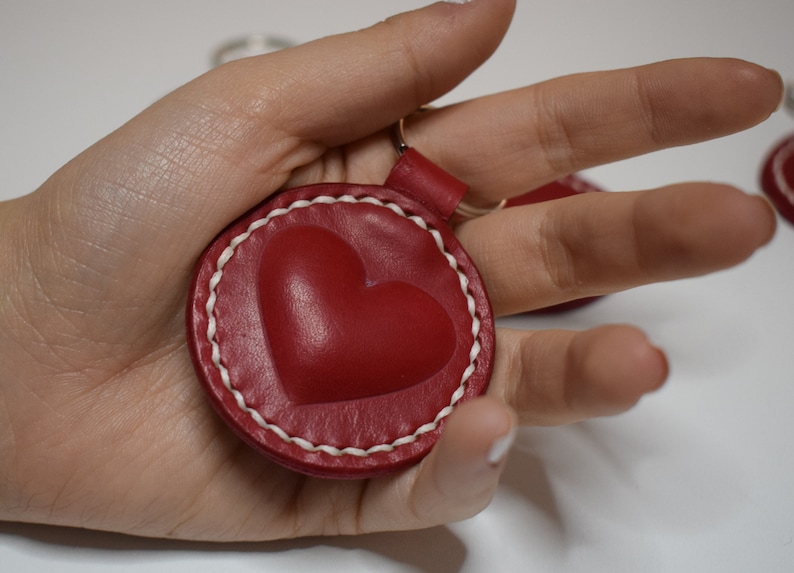 Red Heart Keychain.valentines Gift. - Etsy