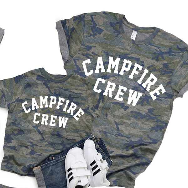 Campfire Crew Shirt - Etsy
