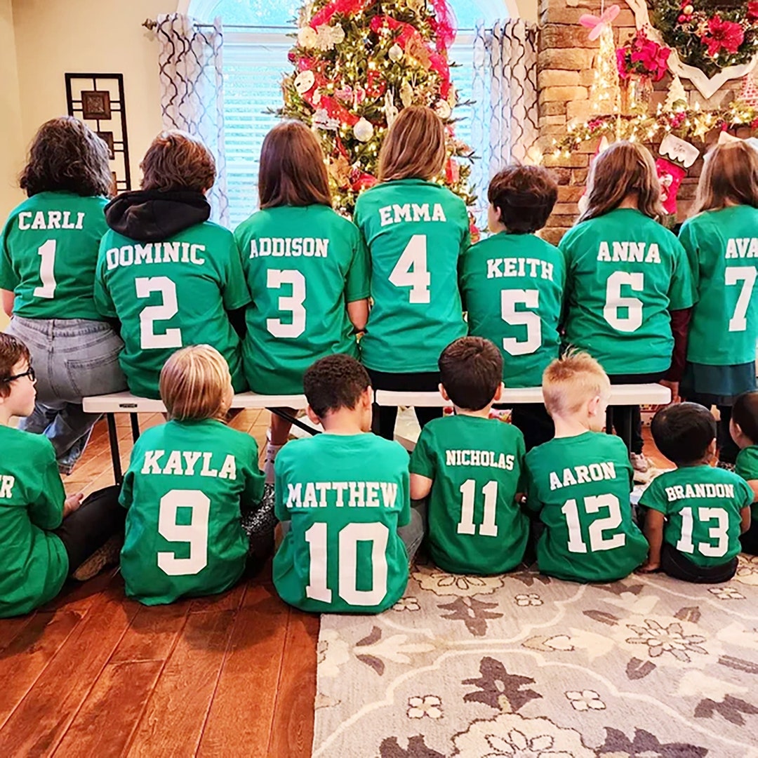 Custom Family Shirts, Matching Family Tshirts, Custom Name and Number ...