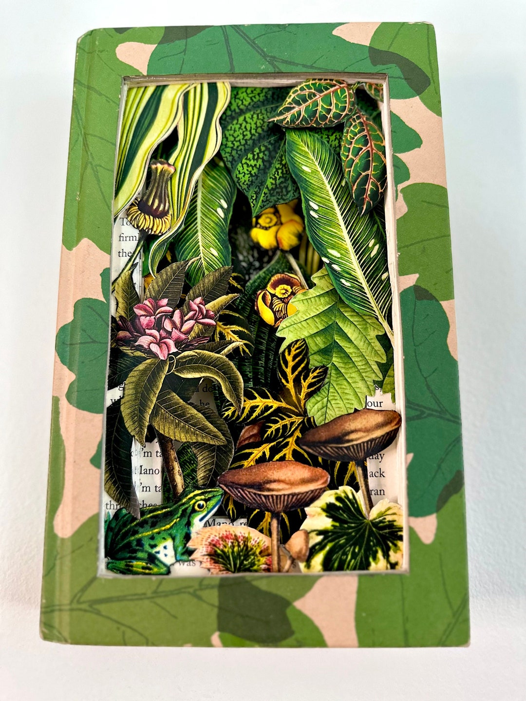 Toby Alone Book Art Sculpture Wall Art 3D Book Shadowbox Diorama Book ...