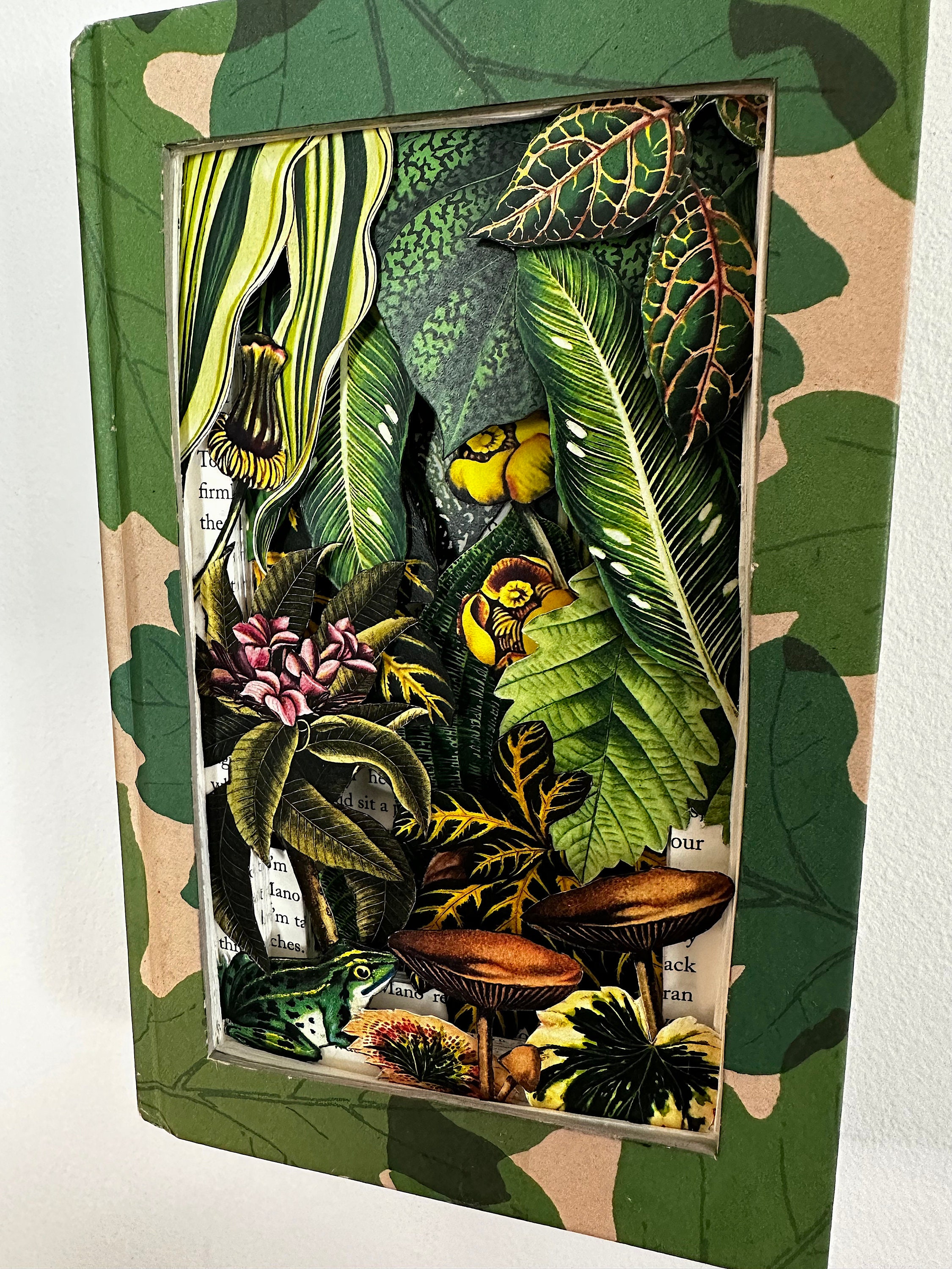 Toby Alone Book Art Sculpture Wall Art 3D Book Shadowbox Diorama Book ...