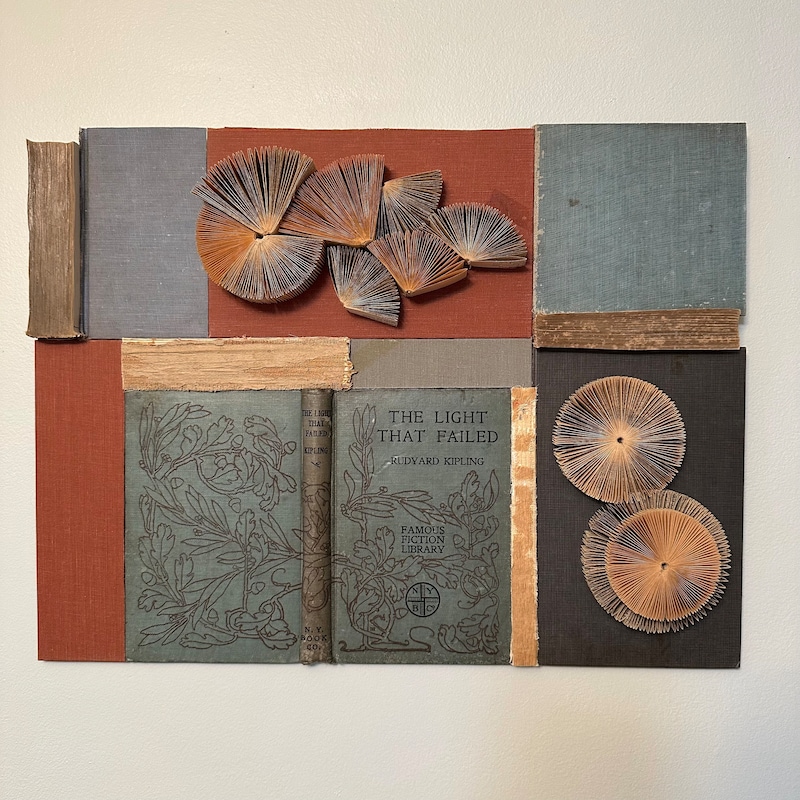 Upcycled Book Art - Etsy
