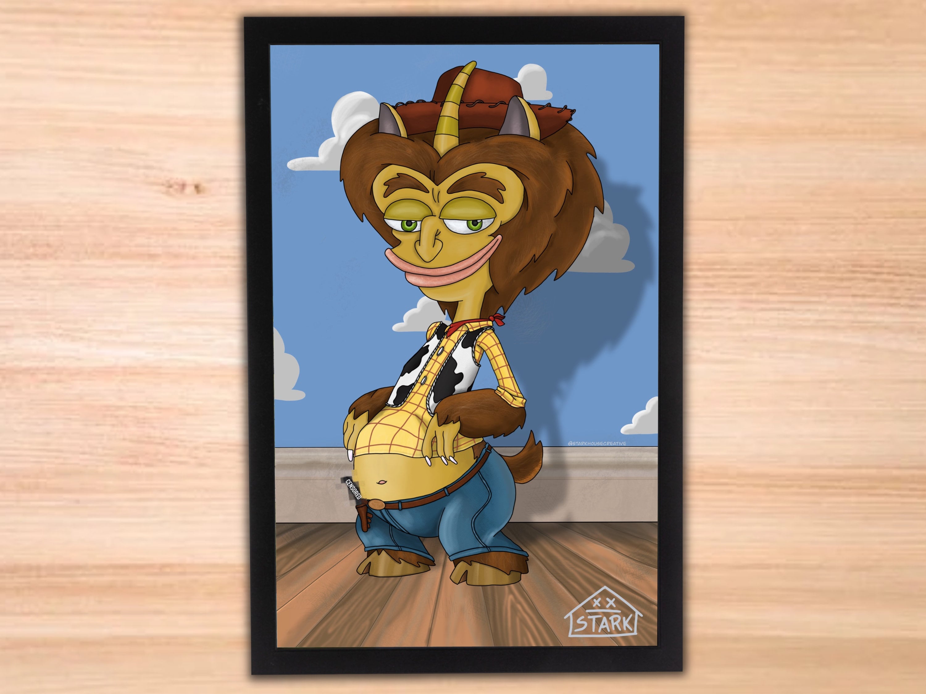 The Hormone Monster as Woody Art Print - Etsy New Zealand