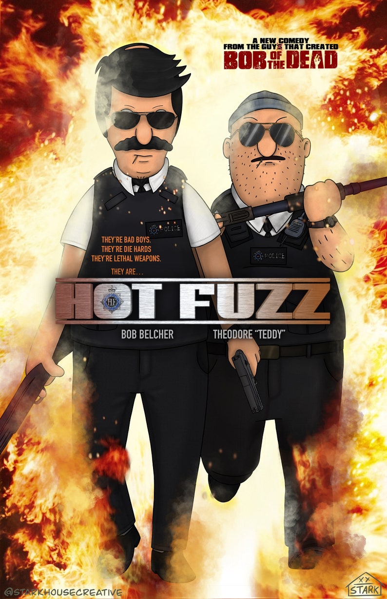 Hot Fuzz Poster - Etsy