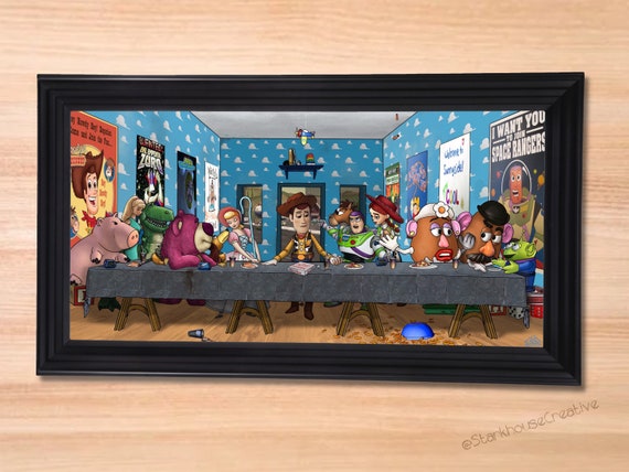 Toy Story Last Supper Art Print - Etsy Canada