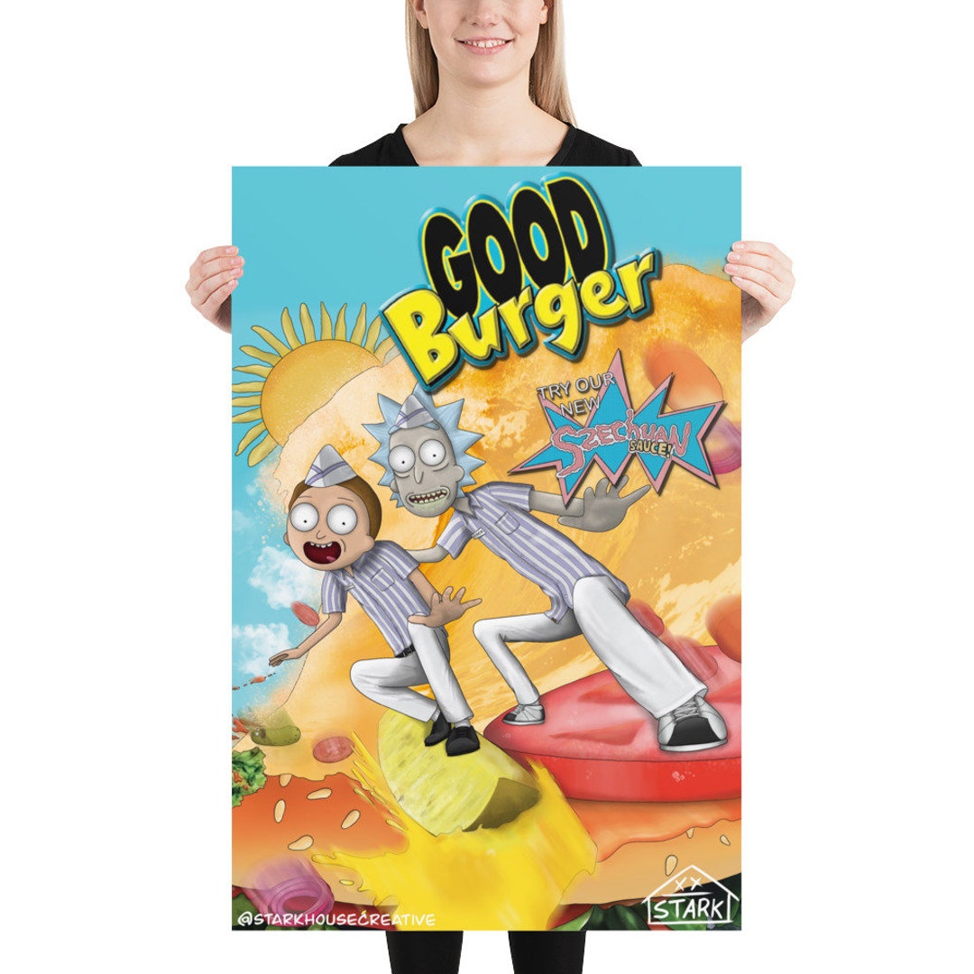 Rick and Morty Good Burger Poster - Etsy