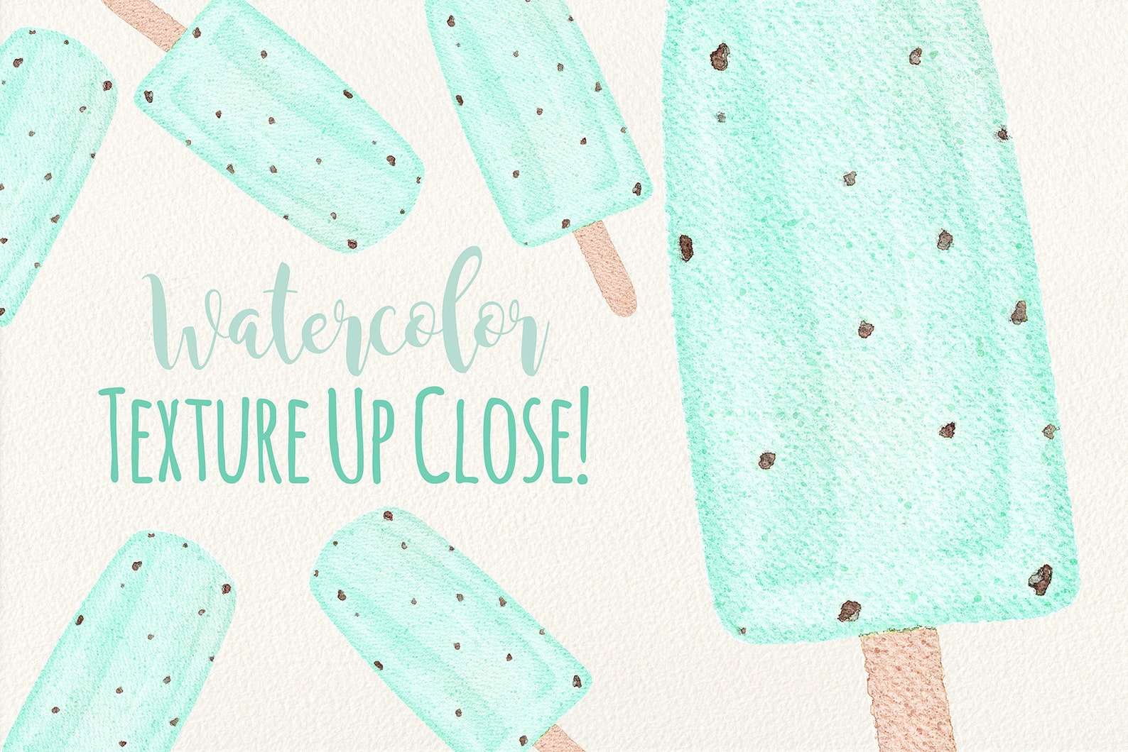 Watercolor Popsicles Clip Art Cute Clip Art Summer Clip Art | Etsy