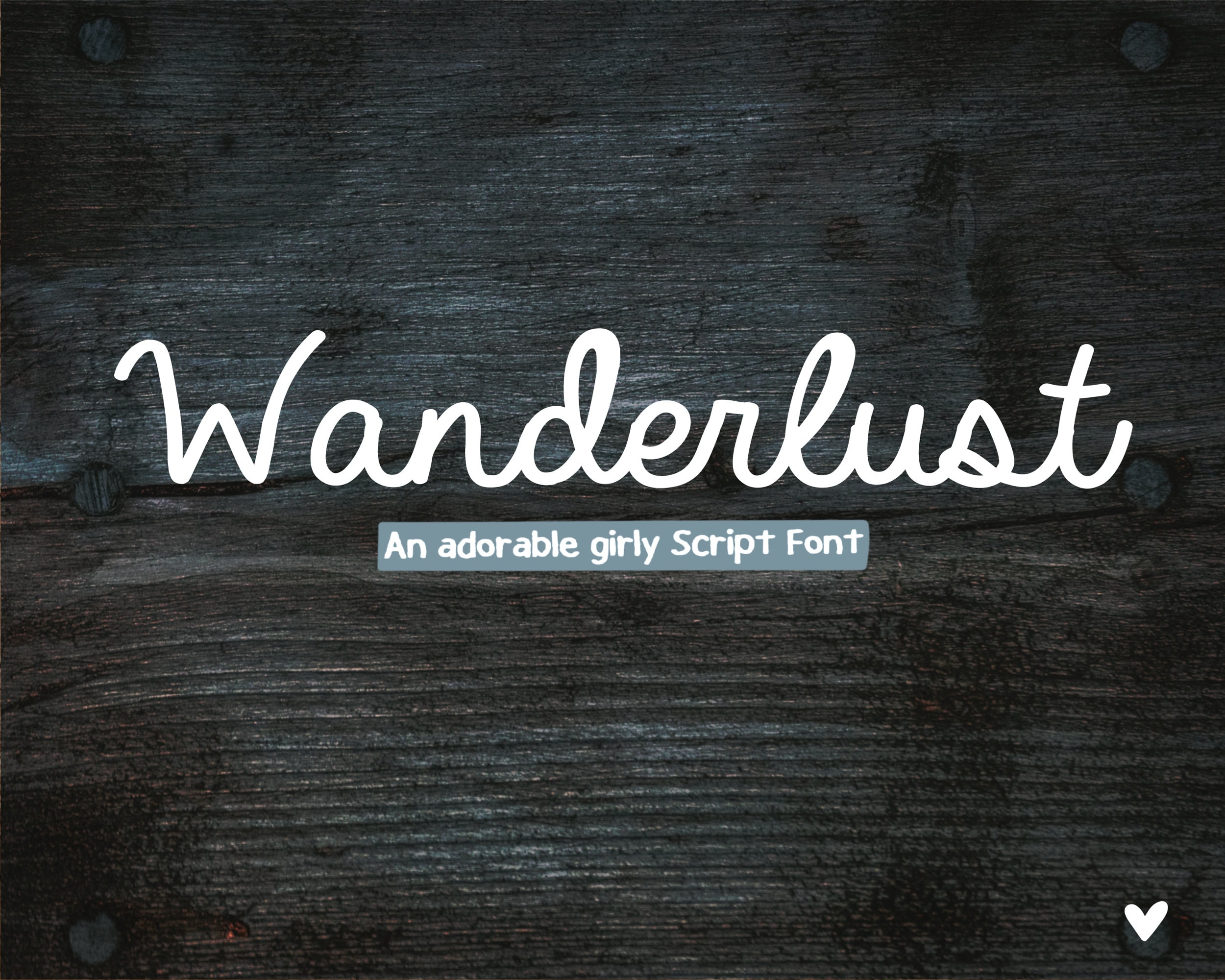 Wanderlust Script Font Cute Font Handwritten Font | Etsy