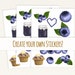 Blueberry Clip Art, Cute Clip Art, Berry Clip Art, Blueberry Jam Clip ...