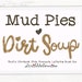 Mud Pies & Dirt Soup Lettering Procreate Brush Duo, Procreate Lettering ...