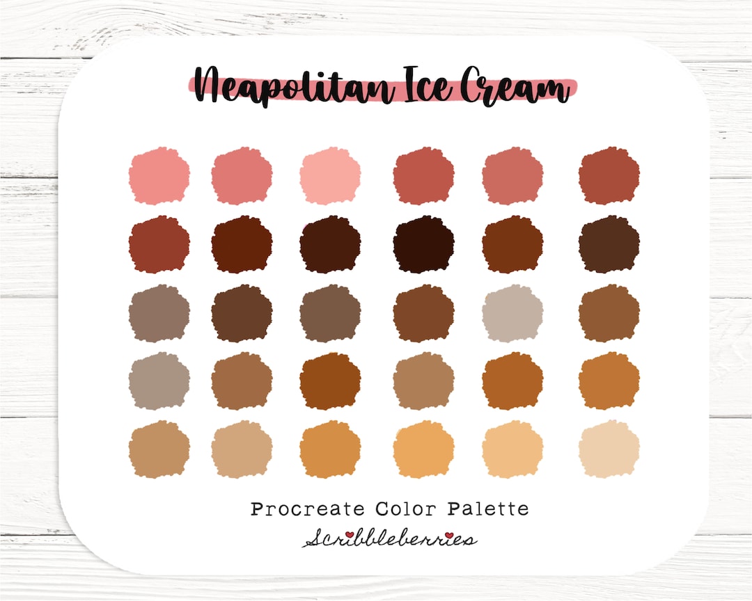 Neapolitan Color Palette, Colorful Palette, Color Palette, iPad Pro ...