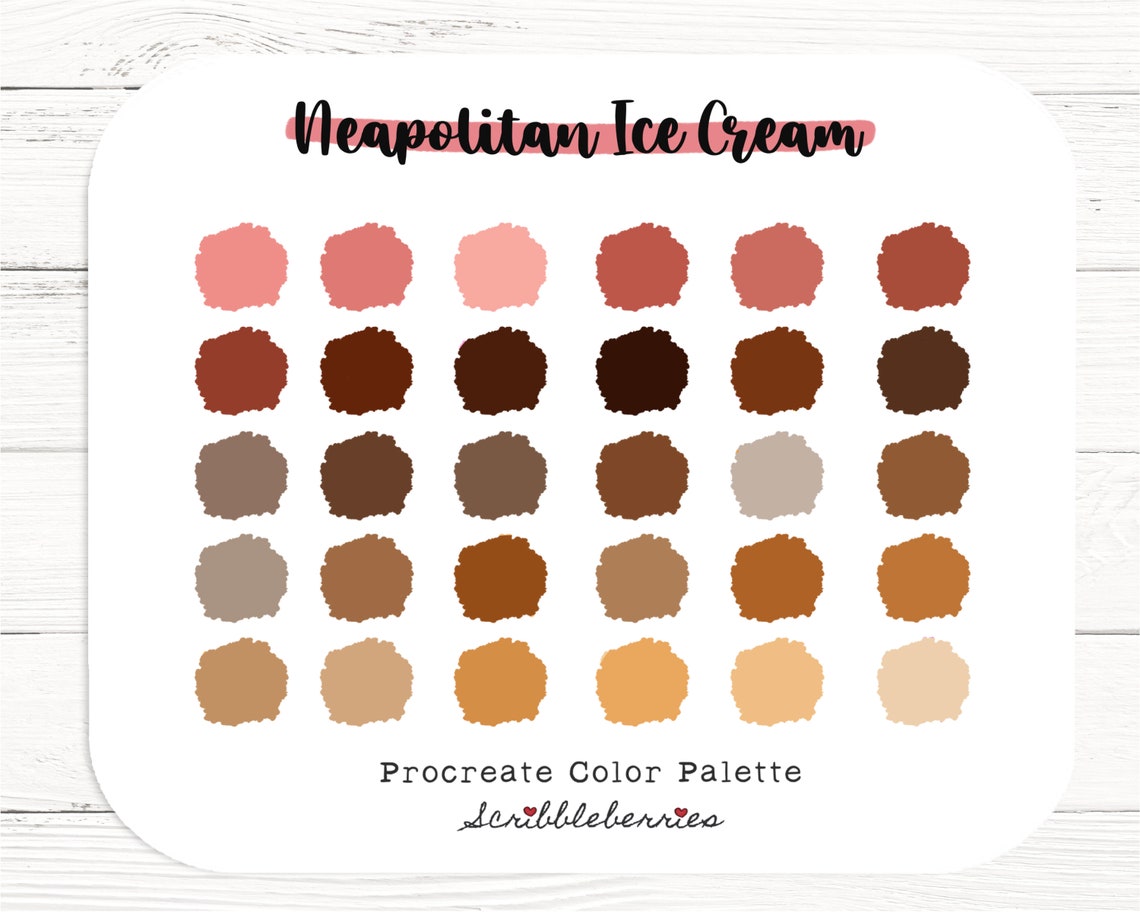 Neapolitan Color Palette Colorful Palette Color Palette - Etsy