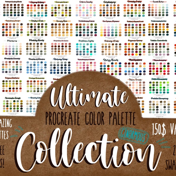 Procreate Colour Palette - Etsy UK