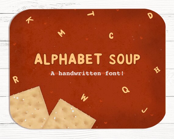 Alphabet Soup Font