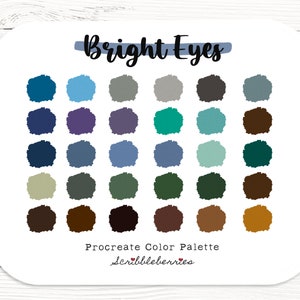 Eye Color Palette Colorful Palette Color Palette (Download Now) - Etsy