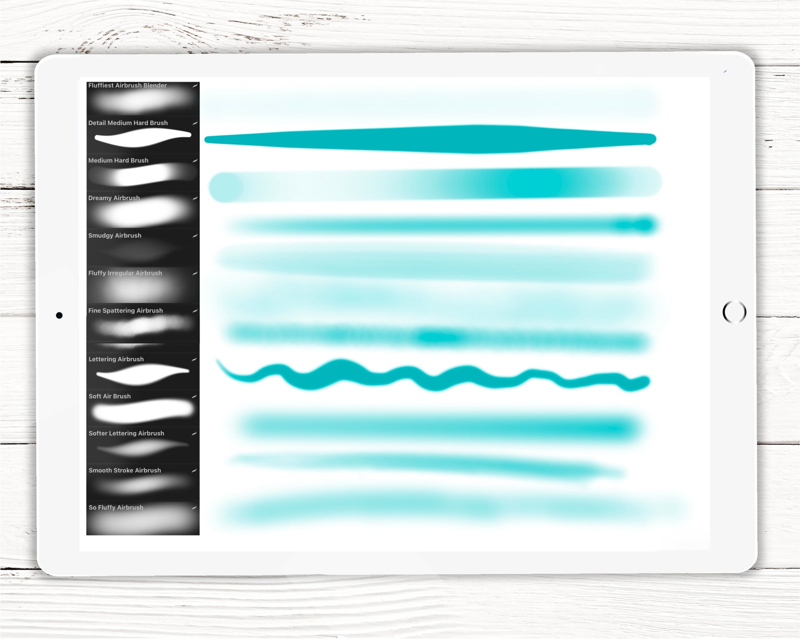 Airbrush Procreate Brushes: Soft Fluffy Brush Set (digital Download) - Etsy