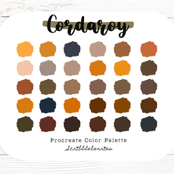Skin Tones Procreate Color Palette for Ipad, 6 Palettes 180 Colors ...