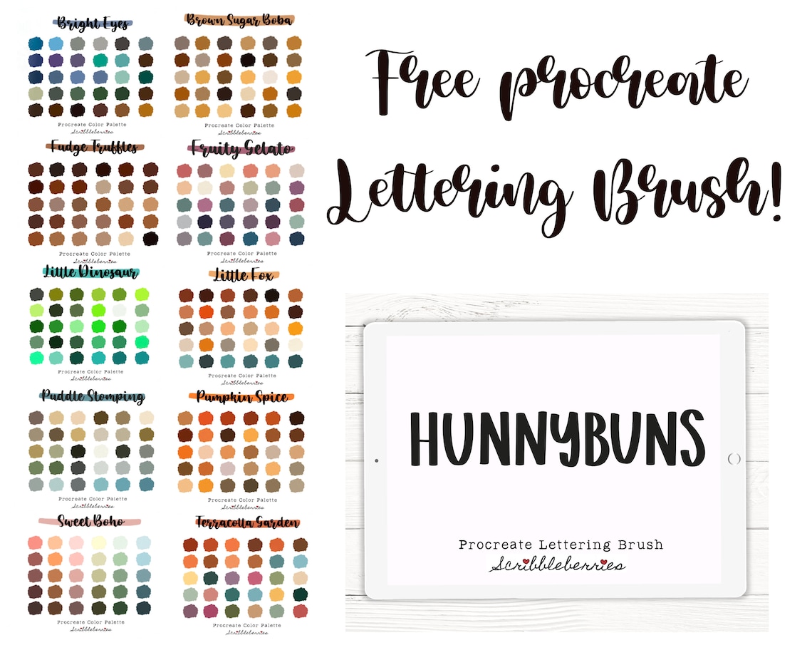 Procreate Color Palette Bundle Procreate Brushes Procreate - Etsy
