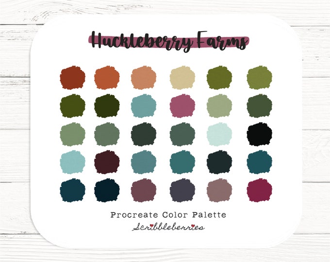 Procreate Color Palette, Canva Colors, Country Style Color Palette ...