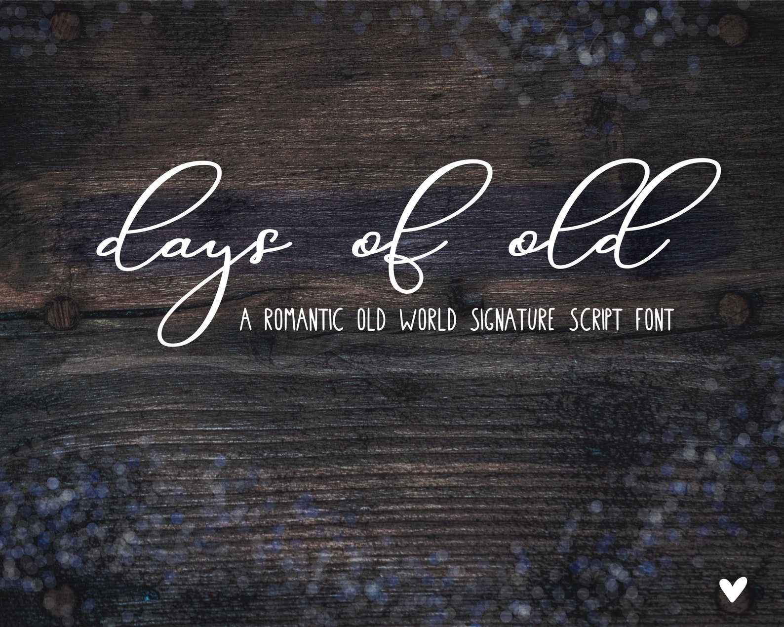 Days of Old Script Font Cute Font Handwritten Font - Etsy
