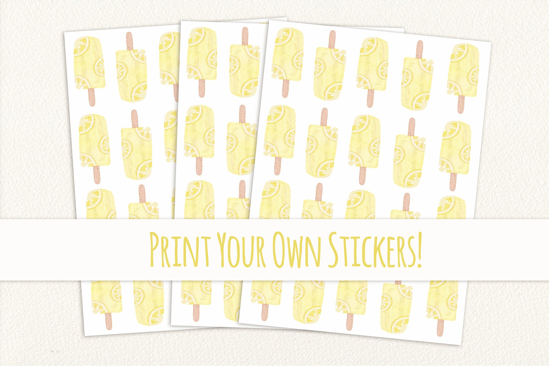 Watercolor Popsicles Clip Art Cute Clip Art Summer Clip Art | Etsy