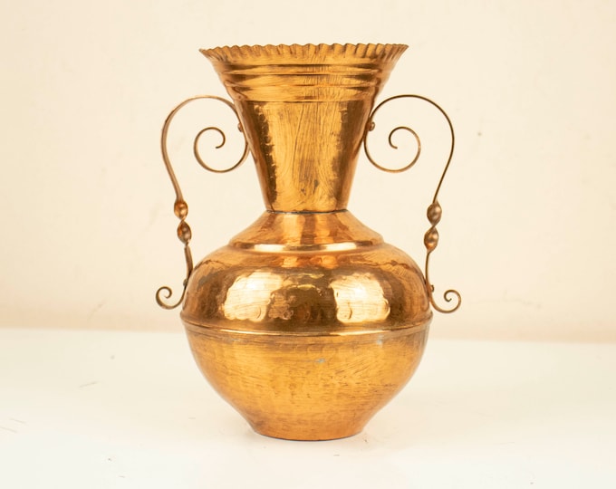 Vintage Copper Vase - Etsy
