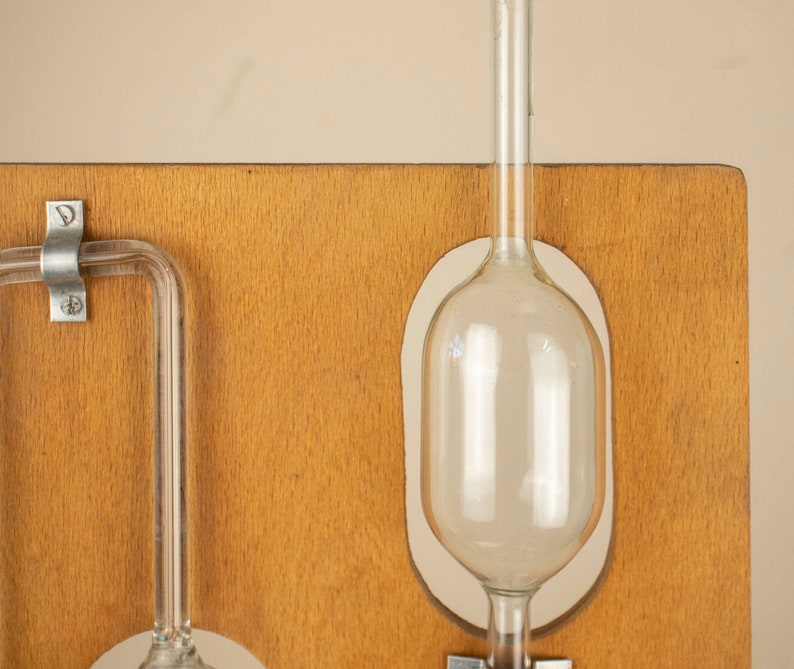 Vintage Lab Set on Wooden Stand Lab Experiment Set - Etsy