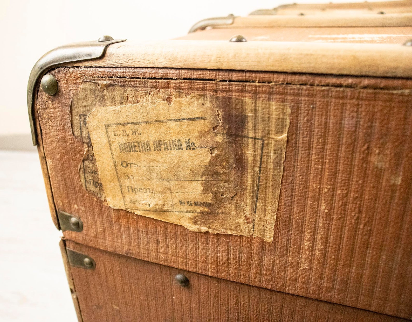 Large Vintage Luggage Trunk Vintage Travel Case | Etsy