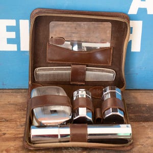 Vintage Gentlemen's Traveling Shaving Kit Made in England - Etsy