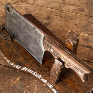 Vintage Cleaver Restored With a Custom Handmade Wooden Stand - Etsy