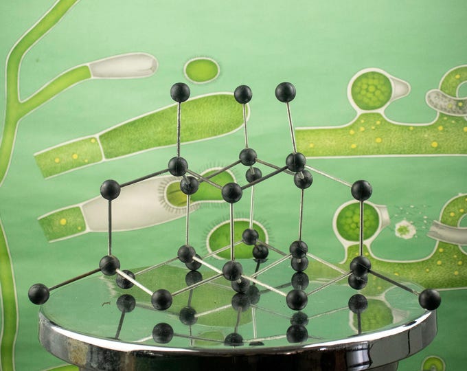 Vintage Crystal Lattice Model of Diamond - Etsy