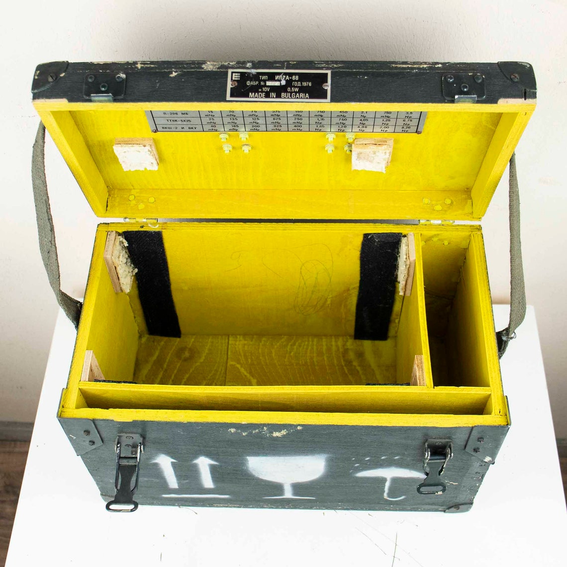 Small Vintage Military Storage Trunk Old Army Storage Box | Etsy