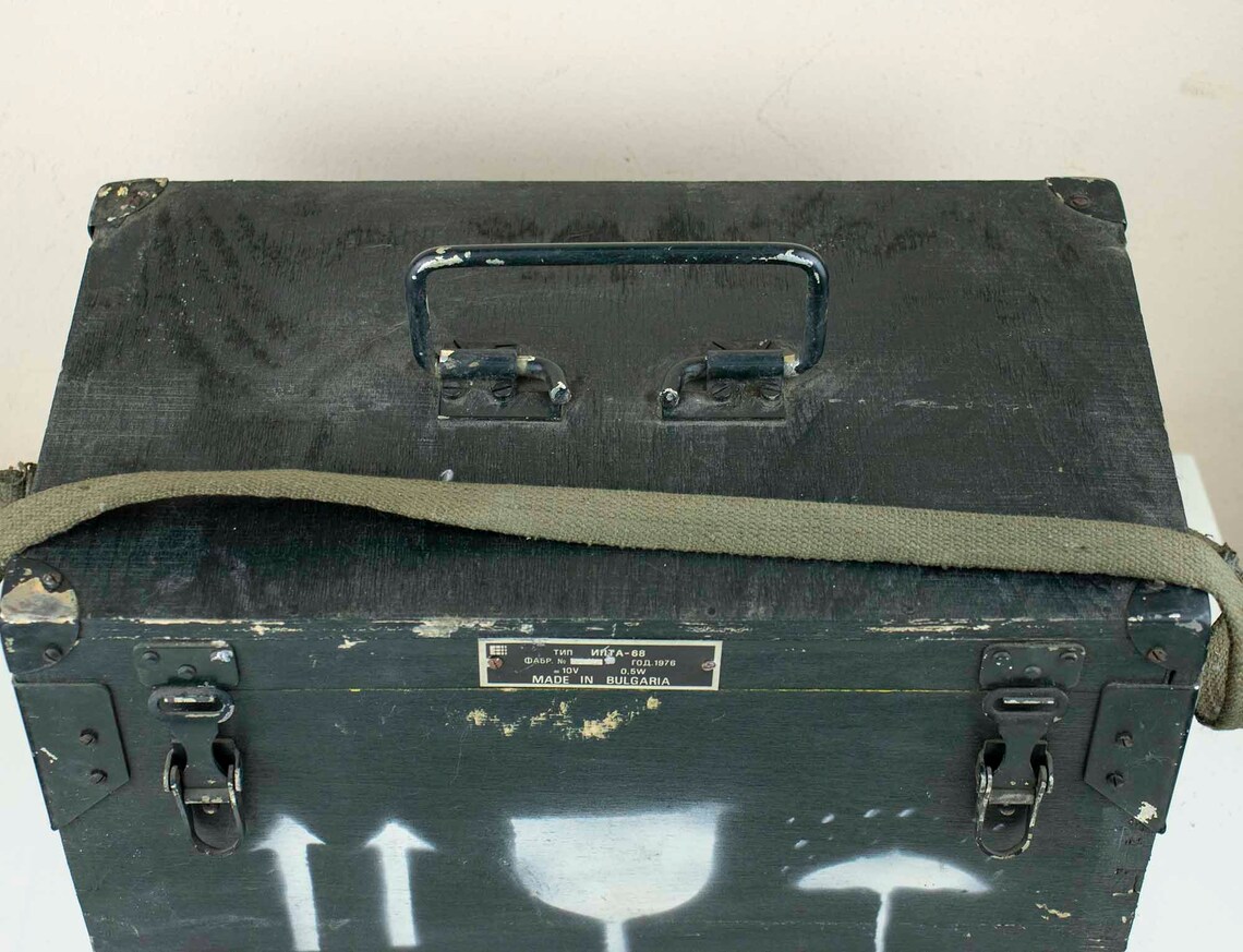 Small Vintage Military Storage Trunk Old Army Storage Box | Etsy