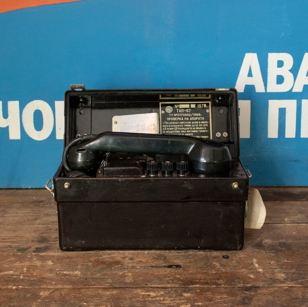 Military Field Phone TAP-67, Army Phone TAP- 67 - Etsy