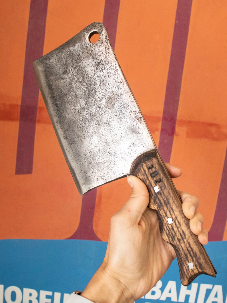 Vintage Cleaver Restored With a Custom Handmade Wooden Stand - Etsy