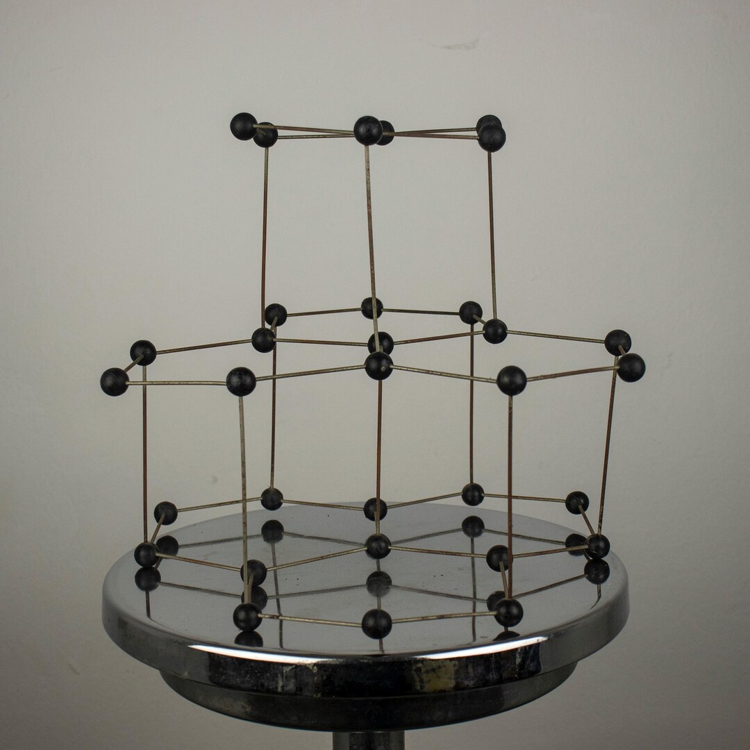 Vintage Crystal Lattice Model of Graphite - Etsy