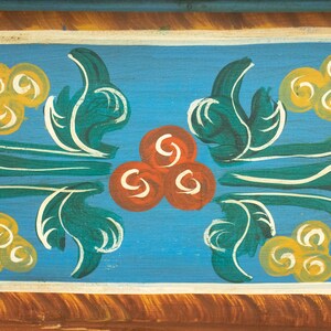 Vintage Romanian Handmade Painted Chest - Etsy