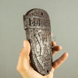 Vintage Cast-iron Sign With the Inscription Barbarossa - Etsy