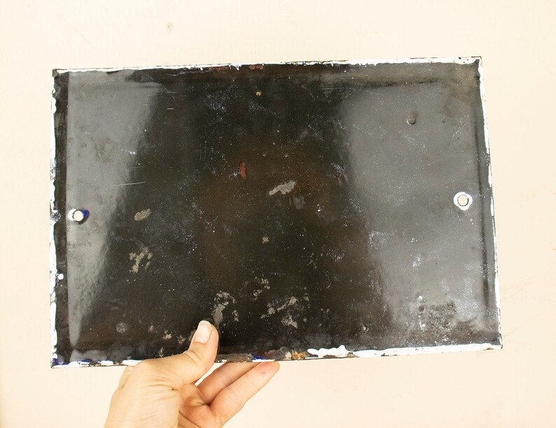 Vintage Enamel TIR Sign Blue Enamel TIR Plate - Etsy