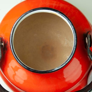 Vintage Red Enamel Teapot, Classical Red Farmhouse Teapot, Vintage ...