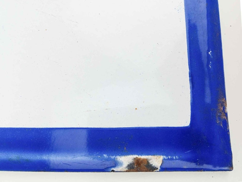 Square Vintage Enamel Sign Vintage Factory Sign fire | Etsy