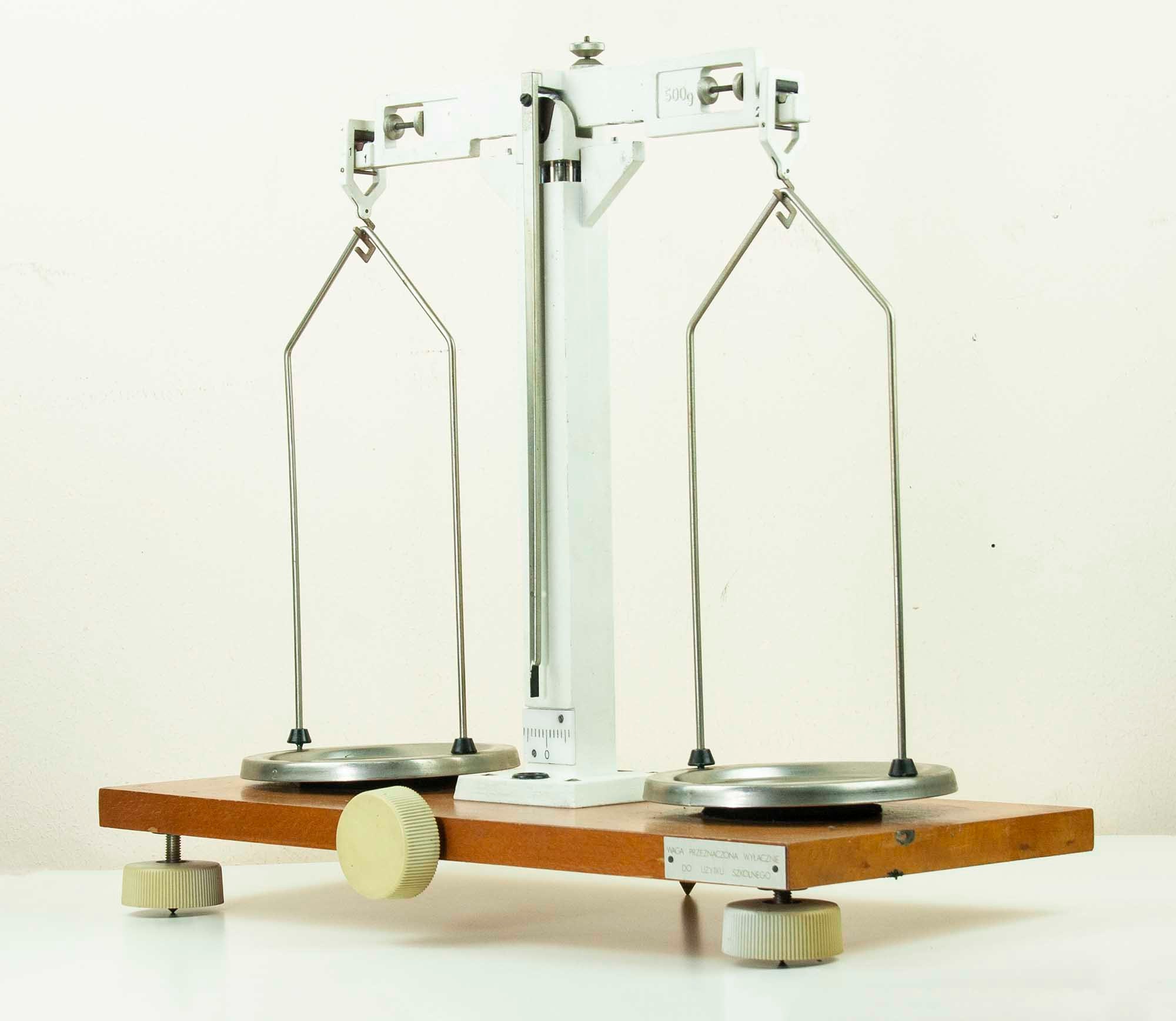 Vintage Polish Laboratory Scale with Original Weights, Vintage Lab ...