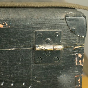 Small Vintage Military Storage Trunk, Old Army Storage Box - Etsy