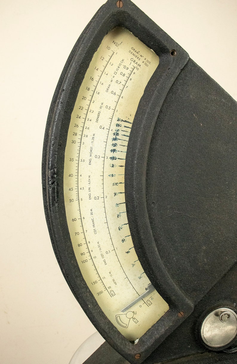 Vintage Belgian MDD Textile Industry Scale - Etsy
