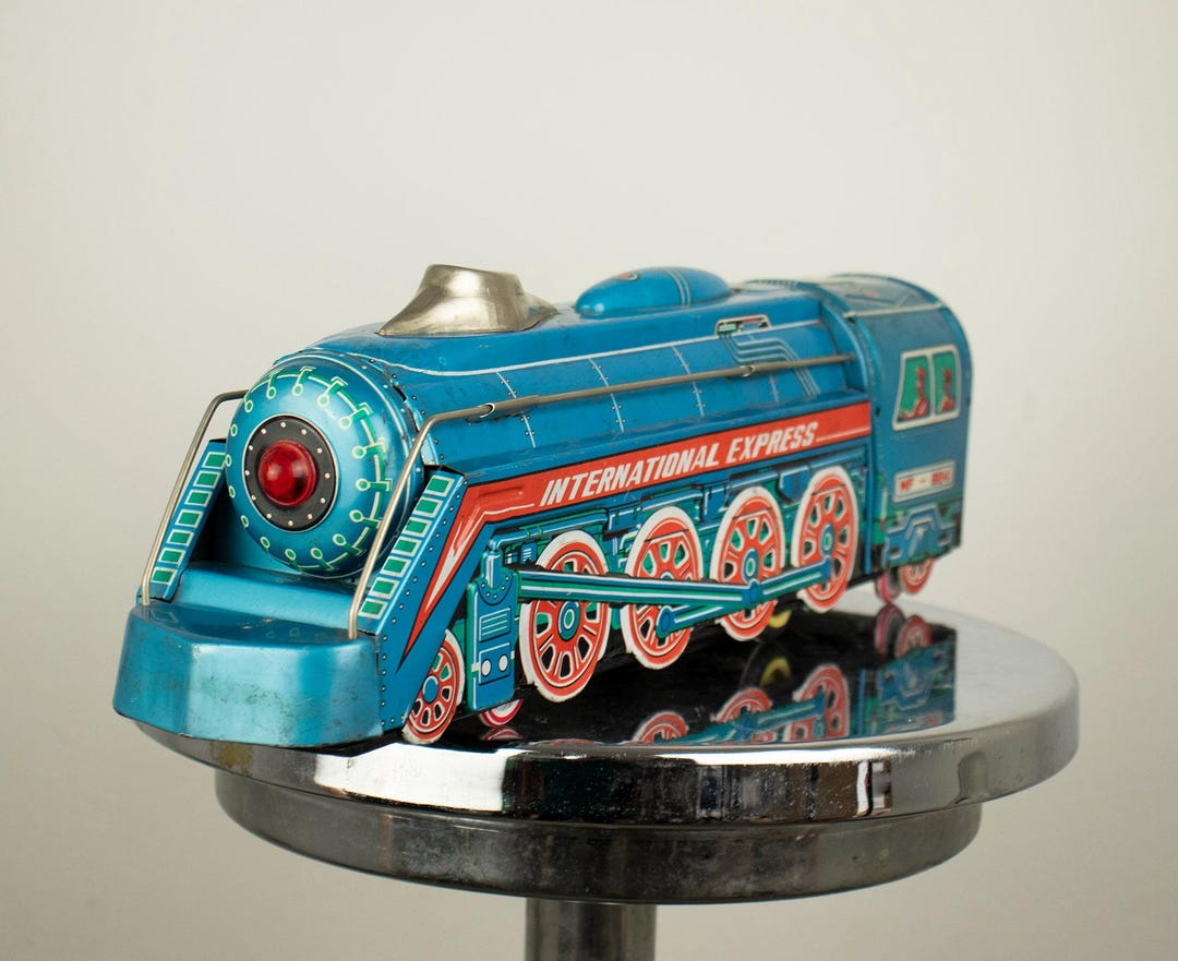 Vintage 1970s Tin Toy Locomotive “international” - Etsy